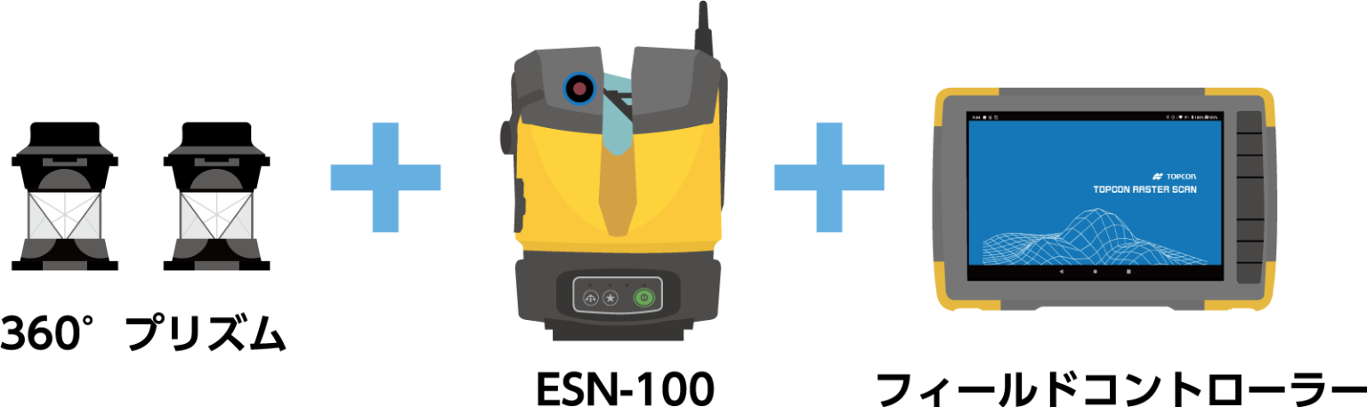 トプコン 面トルESN-100のデモをしていただきました - 有限会社湘南通商 │ 測量機専門店（レンタル・点検調整・修理・販売）
